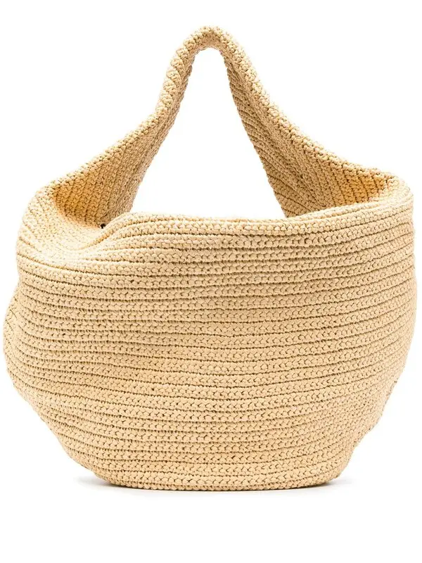 Khaite Large Olivia Raffia Tote Bag