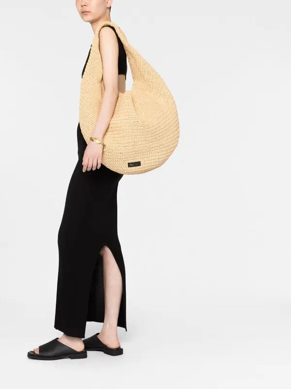 Khaite Large Olivia Raffia Tote Bag