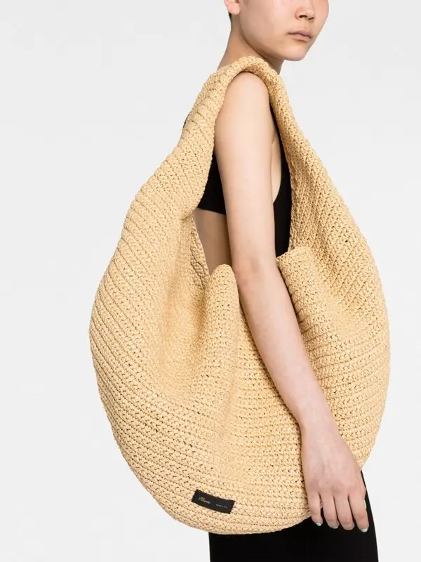 Khaite Large Olivia Raffia Tote Bag
