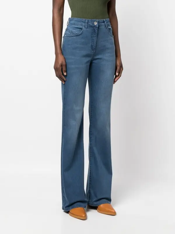 Patrizia Pepe High-waisted Flared Jeans