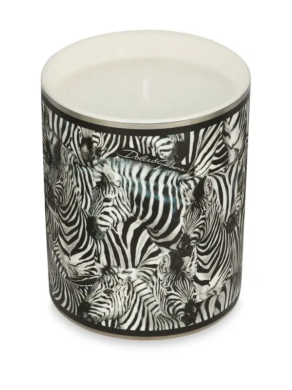 Dolce & Gabbana Zebra-print Scented Candle