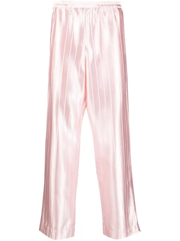 WINNIE N.Y.C Stripe-print Trousers - Pink