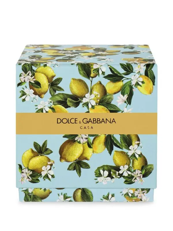 Dolce & Gabbana Lemon-print Scented Candle