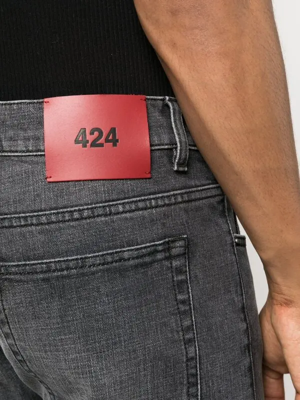 424 Logo-patch Slim-fit Jeans