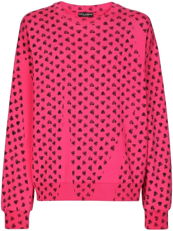 Dolce & Gabbana Heart-print Sweatshirt