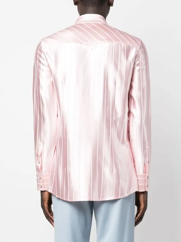 WINNIE N.Y.C Stripe-print Shirt - Pink