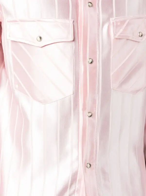 WINNIE N.Y.C Stripe-print Shirt - Pink