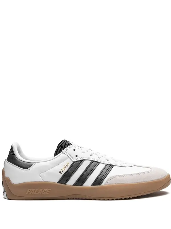 Adidas X Palace Puig Samba Sneakers - White | Editorialist