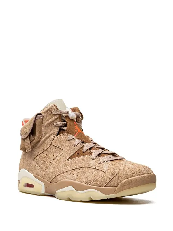 JORDAN X Travis Scott Air Retro Sp British Khaki Sneakers - Neutrals