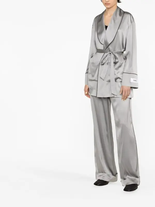 Dolce & Gabbana Belted Satin Jacket