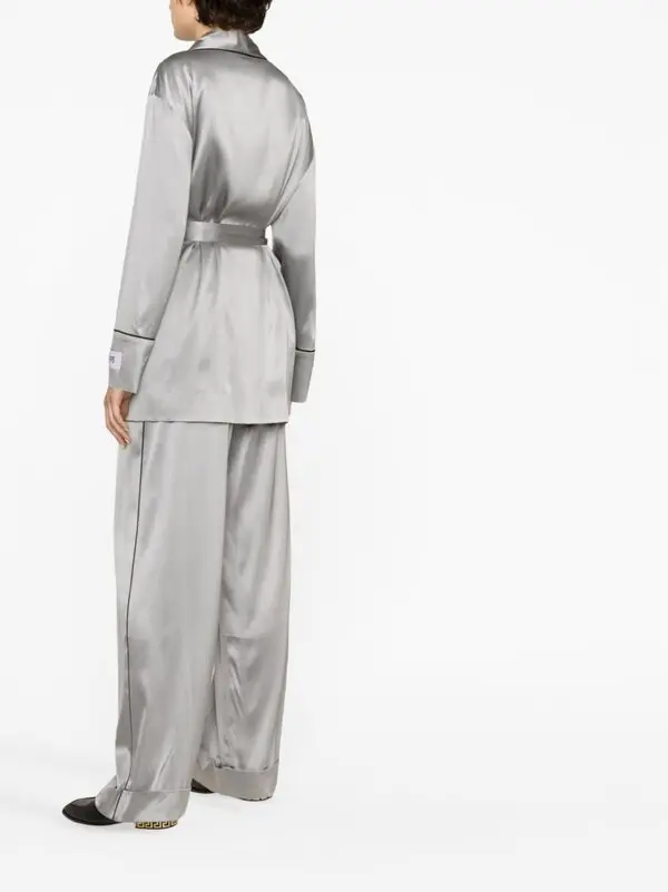 Dolce & Gabbana Belted Satin Jacket
