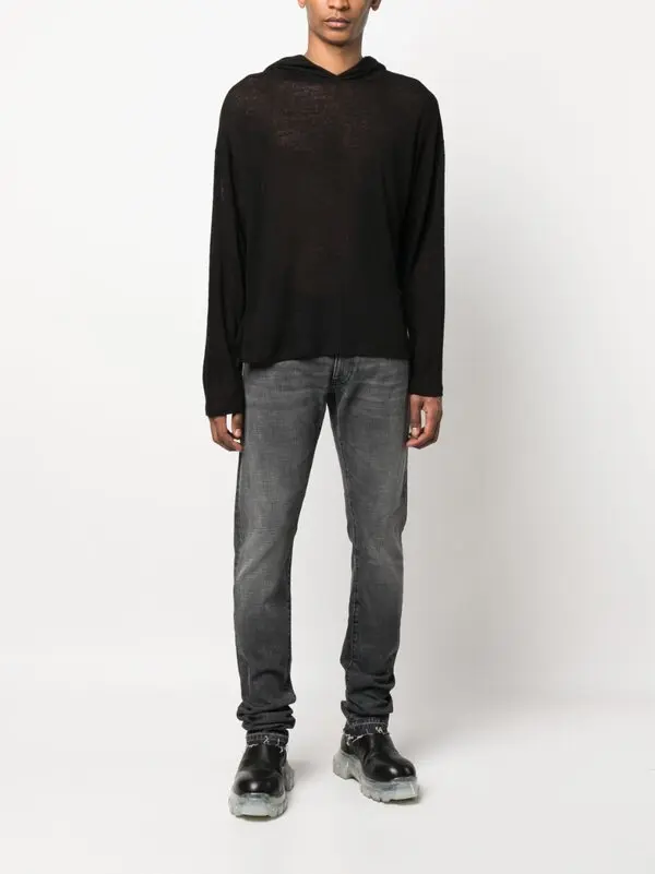 424 Mesh Long-sleeve Hoodie