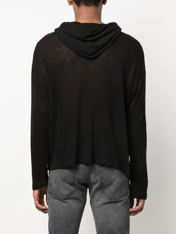 424 Mesh Long-sleeve Hoodie