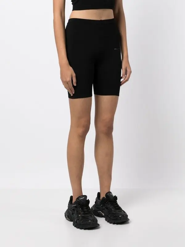 Alexander Wang Logo Print Elasticated Shorts