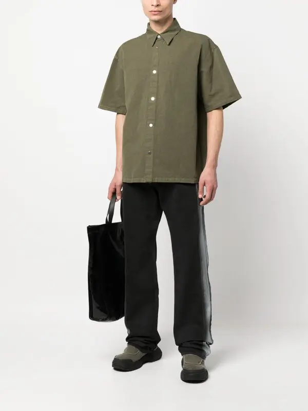 Heron Preston Logo-patch Short-sleeve Shirt