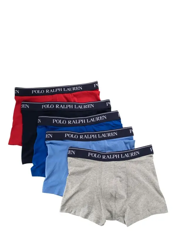 Polo Ralph Lauren Logo-print 5-pack Boxer Shorts - Multicolour