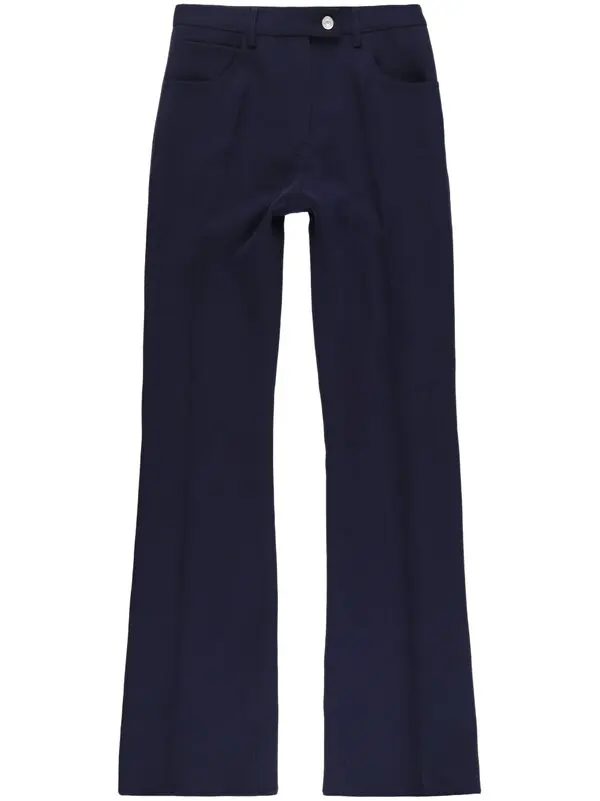 COURREGES Low-rise Bootcut Trousers