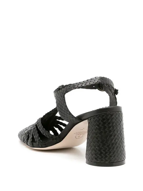 STUDIO CHOFAKIAN 85mm Braided Leather Sandals