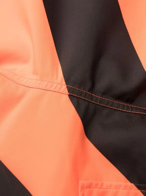 Off-White Diag Surfer Striped Swim Shorts - Orange