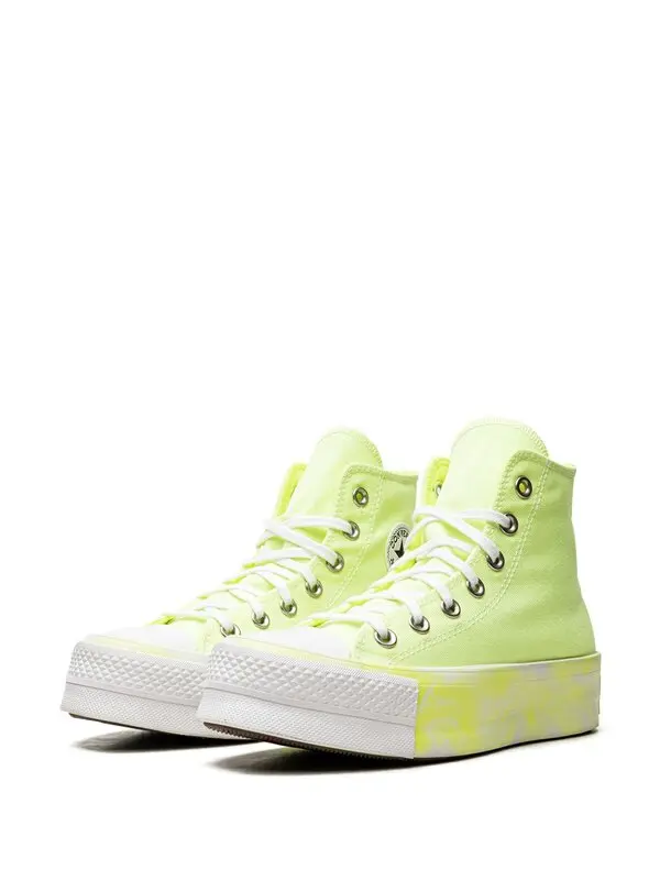 CONVERSE Chuck Taylor All Star Lift Hi Sneakers - Yellow