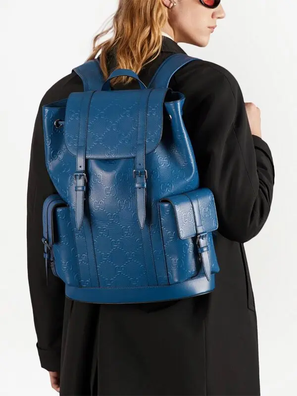 Gucci Gg-embossed Backpack