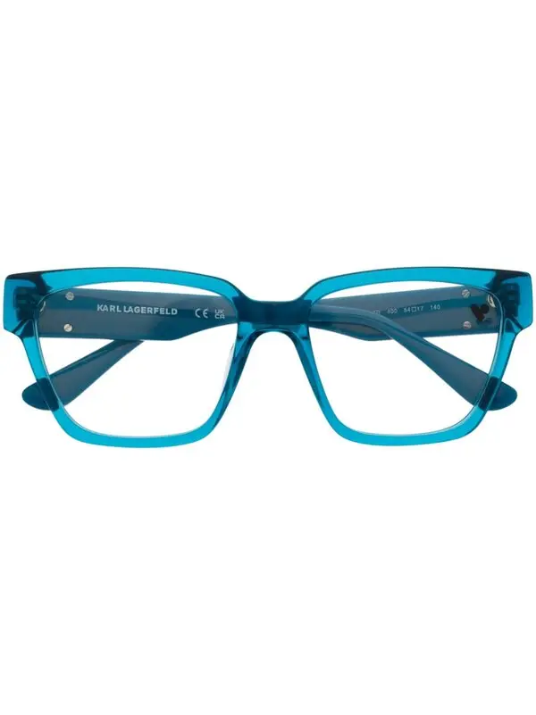 Karl Lagerfeld Square-frame Optical Glasses - Blue