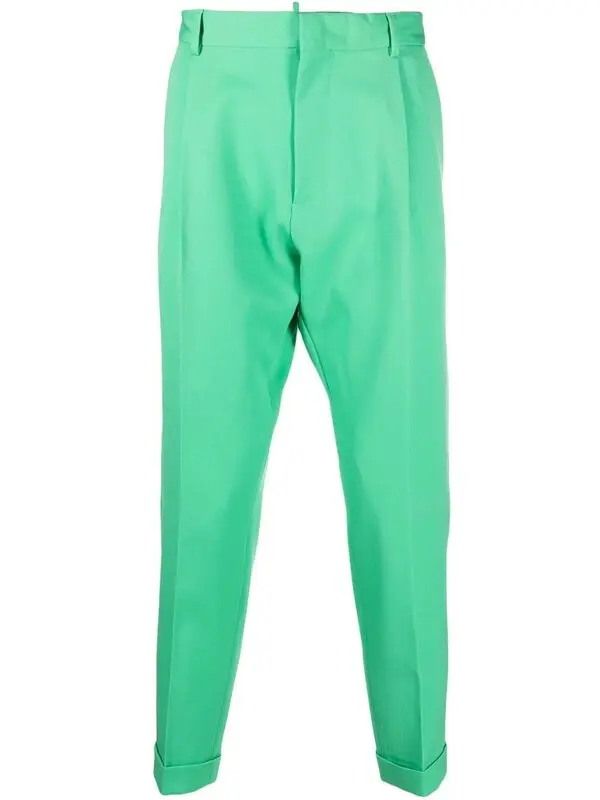 Dsquared2 Straight-leg Cropped Pants - Green
