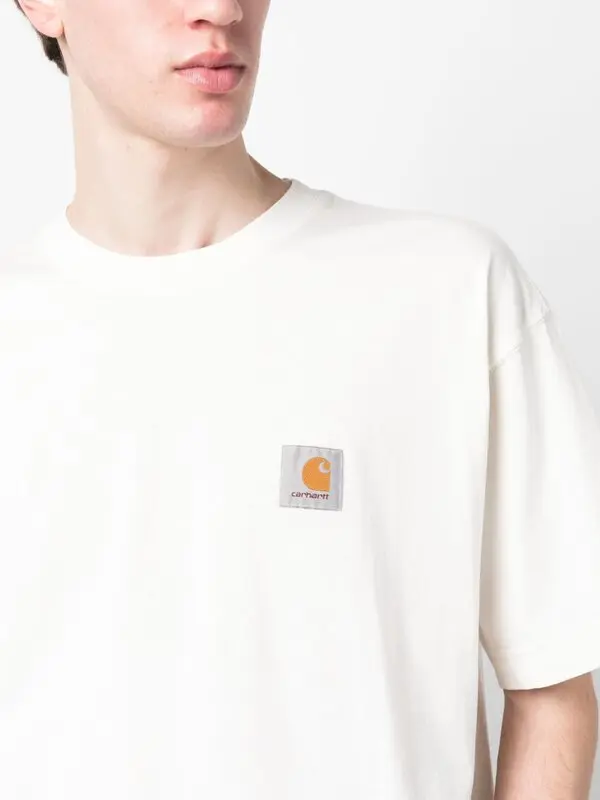 Carhartt Work In Progress Nelson Logo-patch Short-sleeve Cotton T-shirt