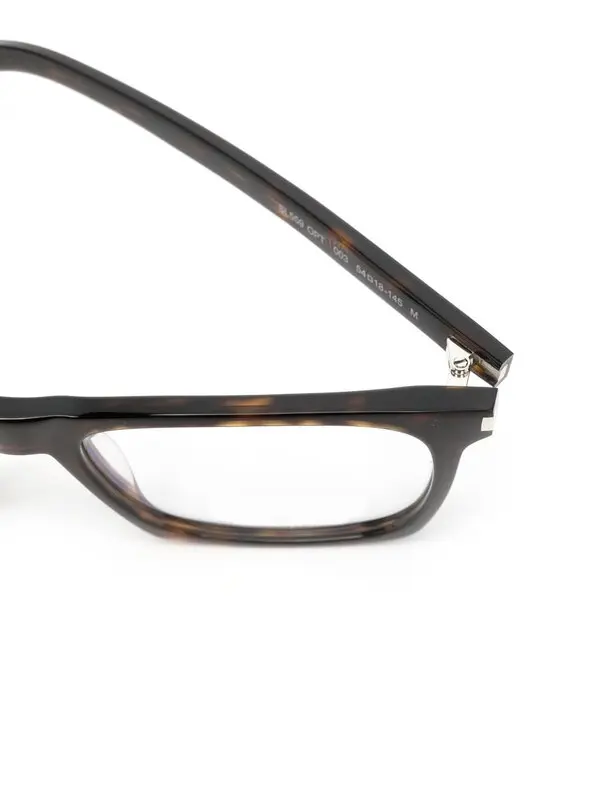 Saint Laurent Tortoise-shell Square Frames