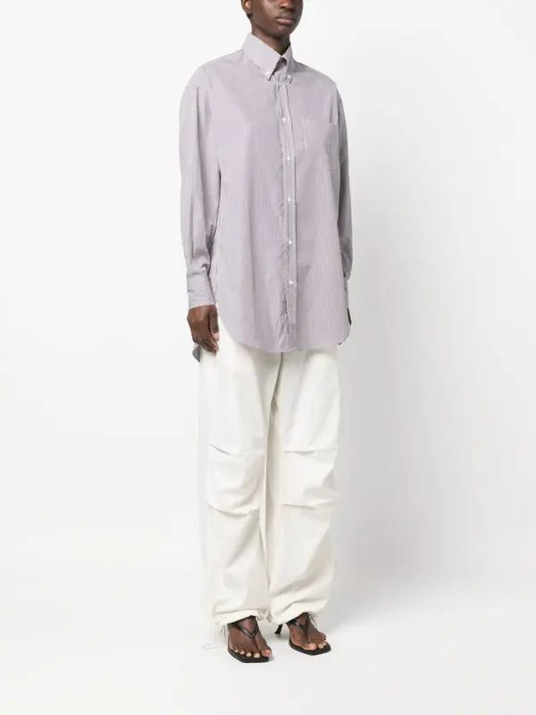 BLANCA VITA Striped Oversized Shirt