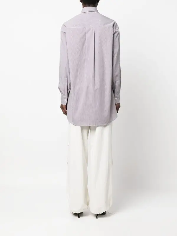 BLANCA VITA Striped Oversized Shirt