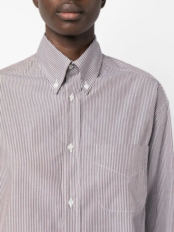 BLANCA VITA Striped Oversized Shirt