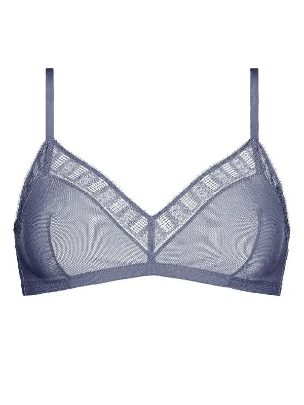 ERES Mémoire Lace Triangle Bra - Blue