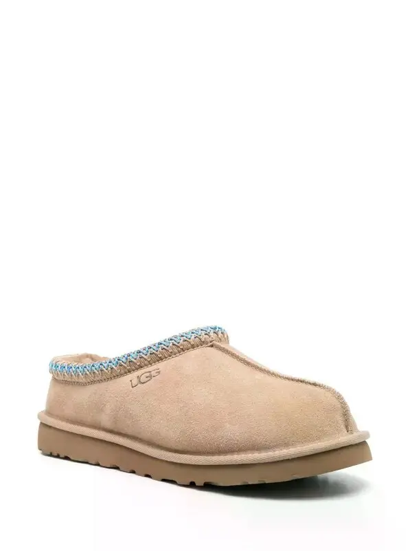 UGG Tasman Braided Trim Slippers - Brown