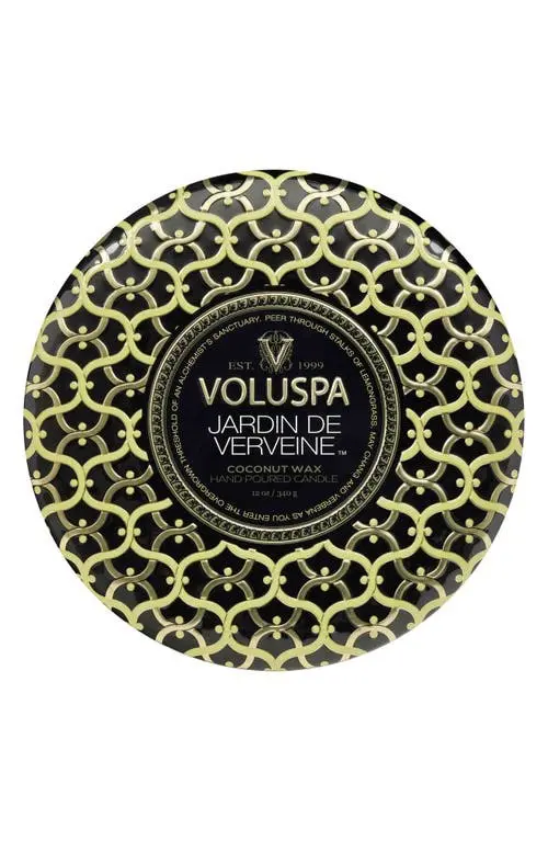 Voluspa Jardin De Verveine 3-wick Tin Candle