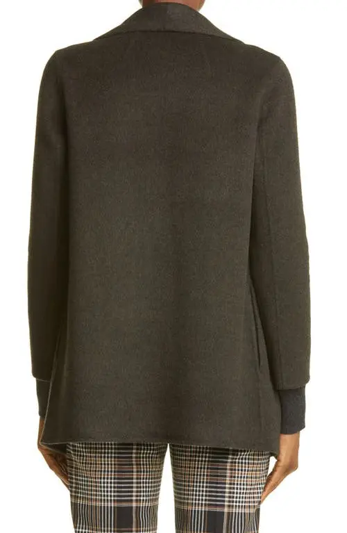 Theory Clairene Luxe Shawl Collar Coat