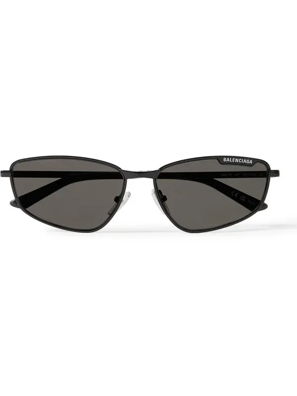 Balenciaga Cat-Eye Metal Sunglasses In Black - 50% Off  display picture 1