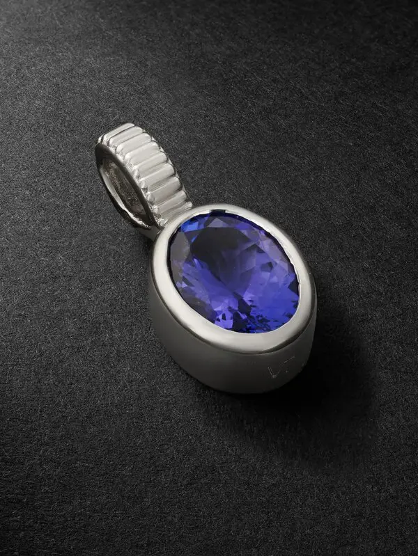 VILTIER Magnetic Tanzanite Pendant - Silver