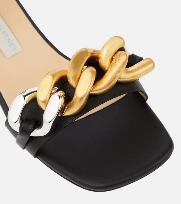 Stella McCartney Falabella Embellished Flat Sandals