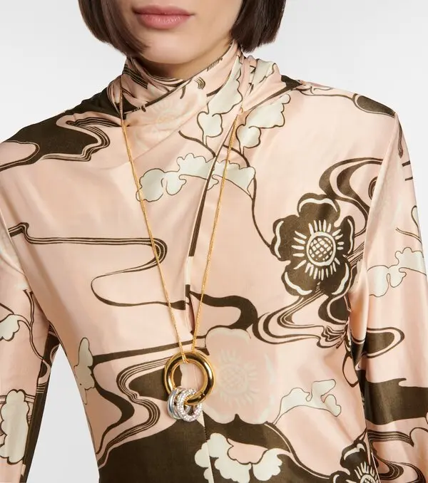 JIL SANDER Printed Midi Dress