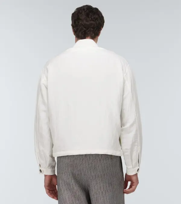 Giorgio Armani Linen And Silk Blazer