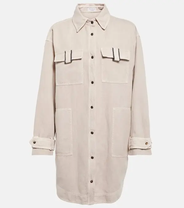 Brunello Cucinelli Cotton-linen Overshirt