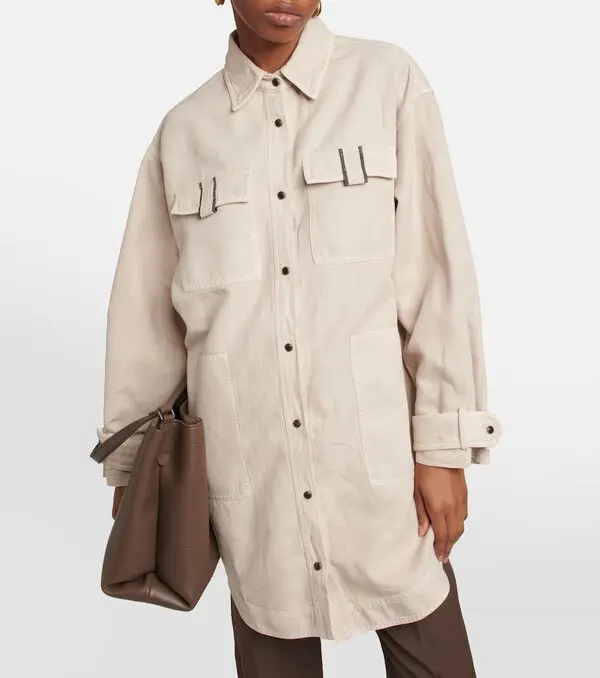 Brunello Cucinelli Cotton-linen Overshirt