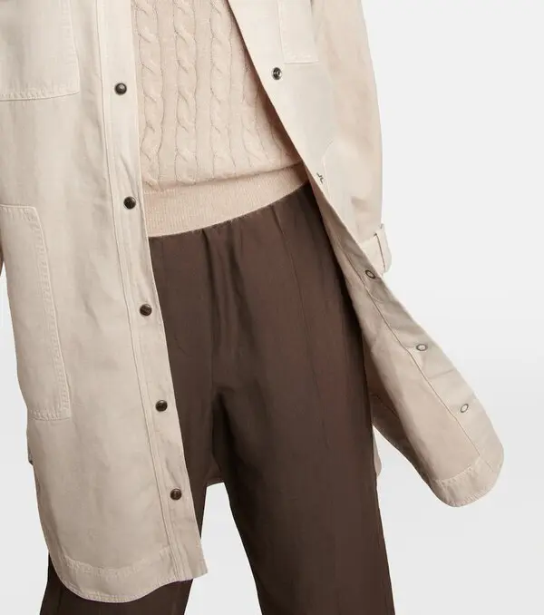 Brunello Cucinelli Cotton-linen Overshirt