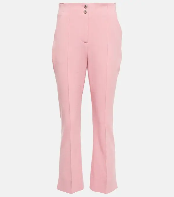 Veronica Beard Kean High-rise Trousers - Pink
