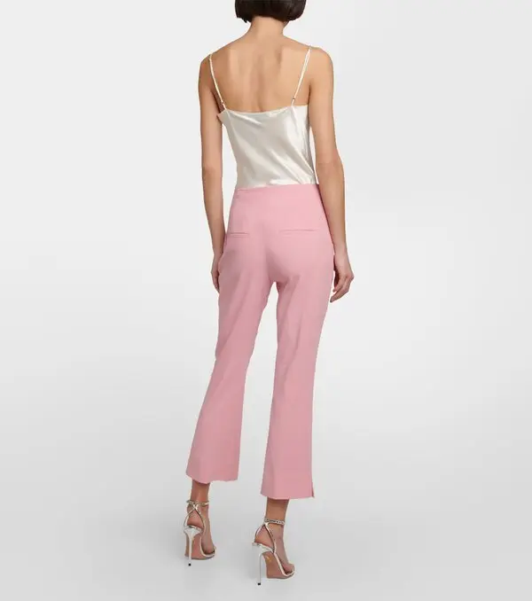Veronica Beard Kean High-rise Trousers - Pink