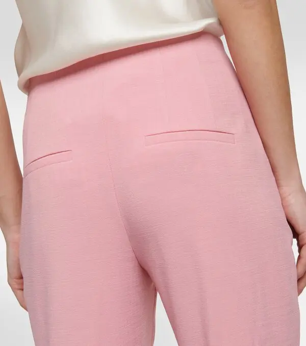 Veronica Beard Kean High-rise Trousers - Pink