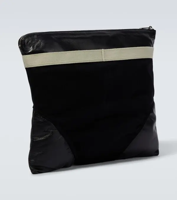 Rick Owens Pentabrief Leather Pouch
