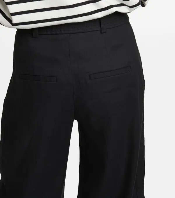 Veronica Beard Rimini Belted Wide-leg Pants