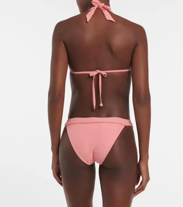 Heidi Klein Rosa Polyantha Halterneck Bikini Top